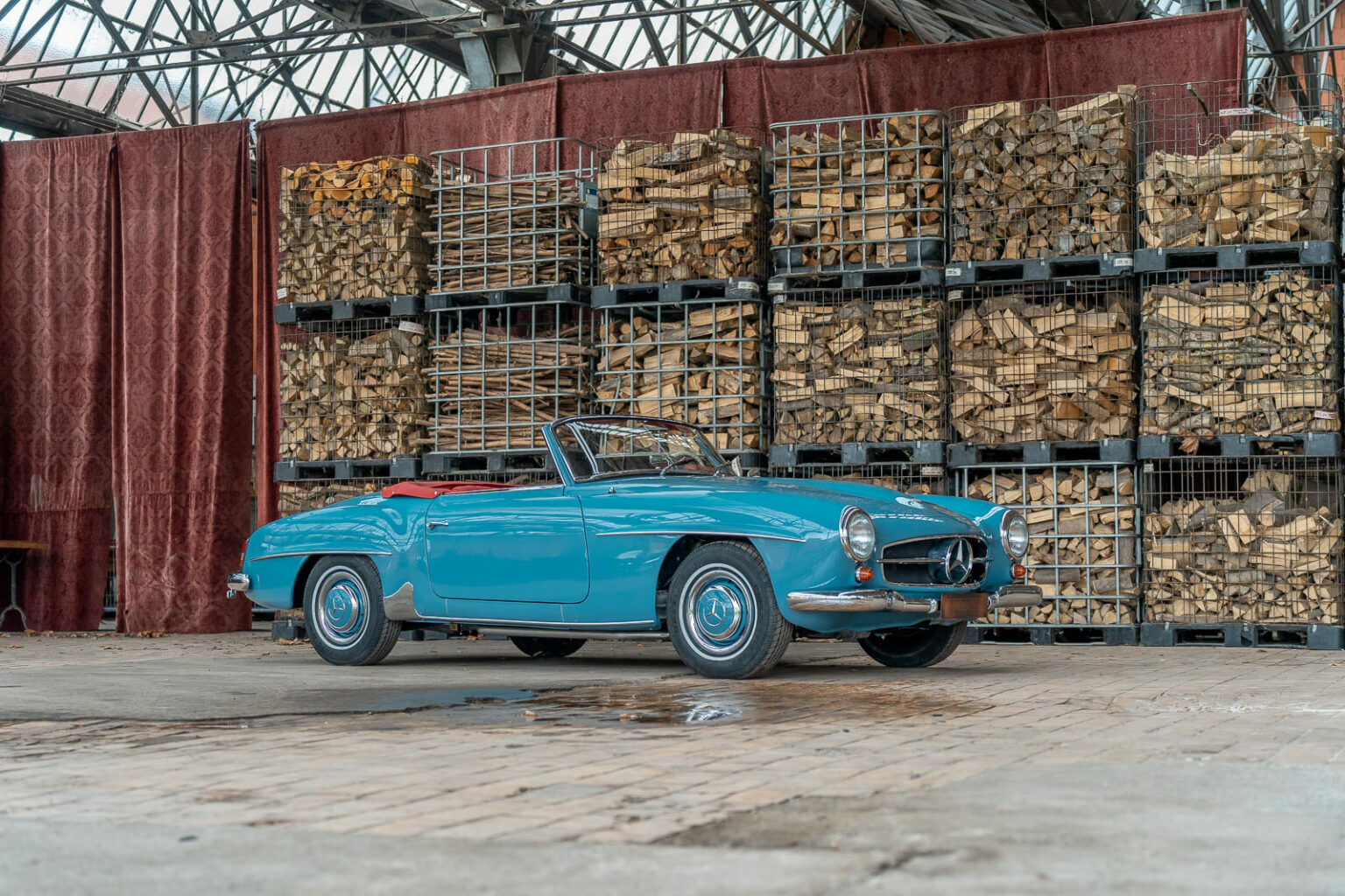 Mercedes-Benz 190SL light blue - Top Classics - Restauration de ...