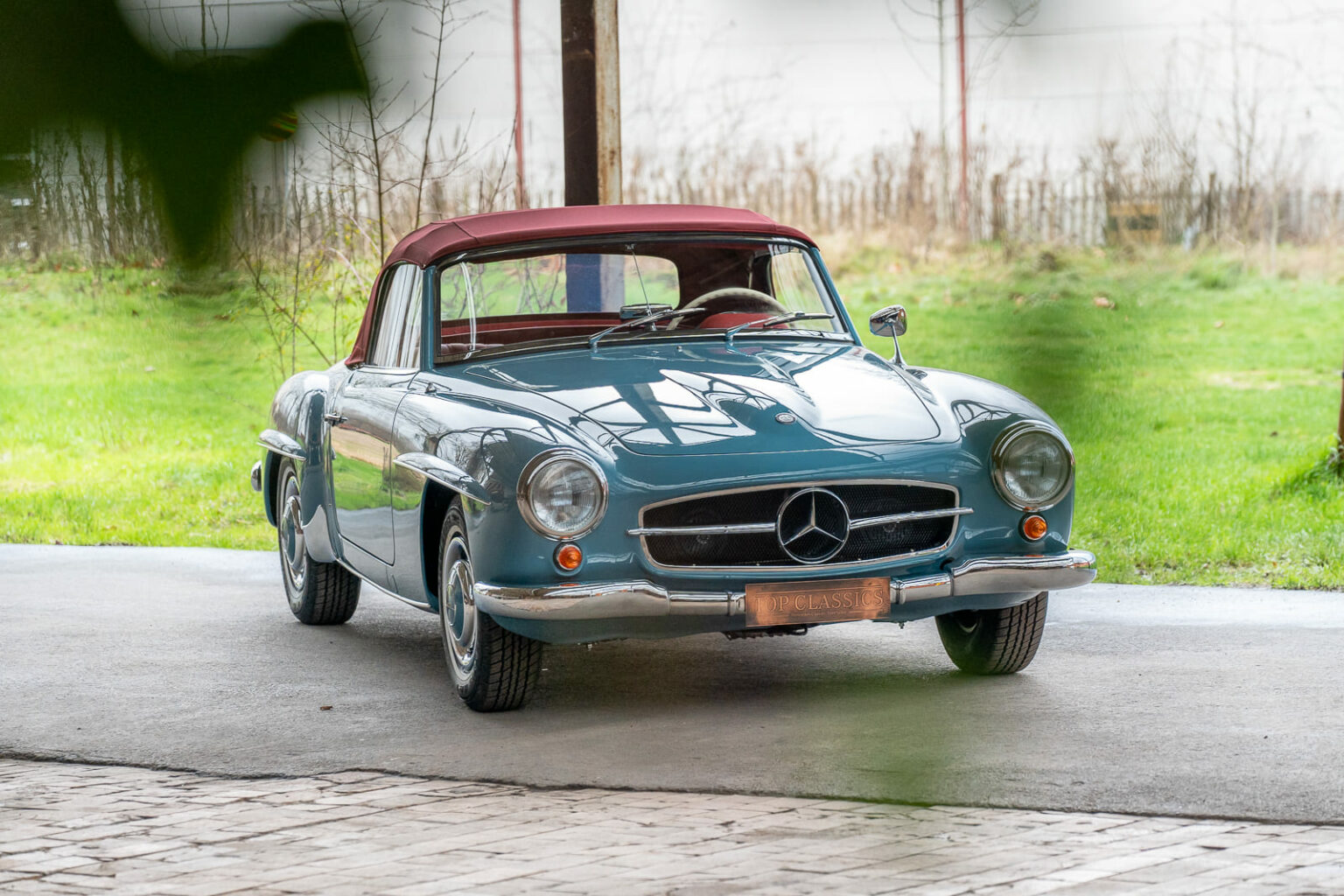 Mercedes-Benz 190SL light blue - Top Classics - Restauration de ...